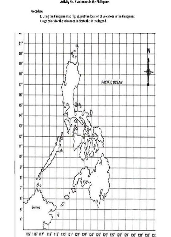 Activity No 2 Volcanoes in the Philippines | StudyX