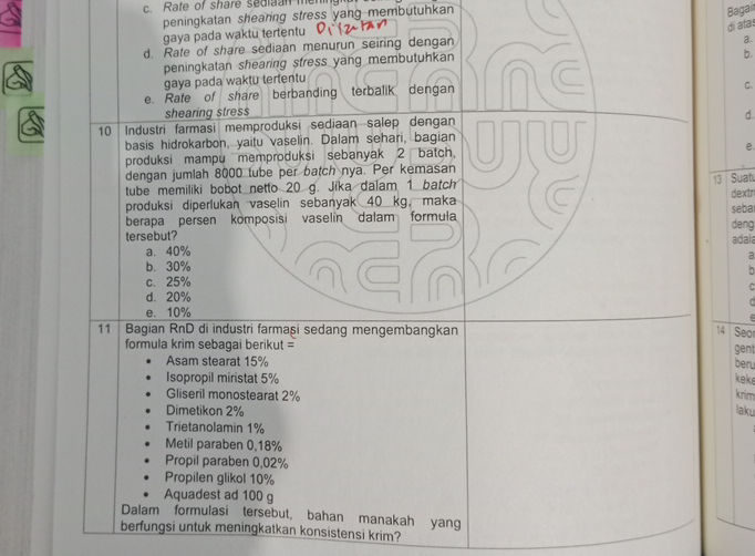 10 Industri farmasi memproduksi sediaan | StudyX