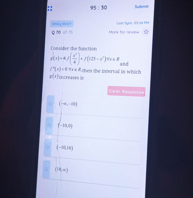 Consider the function (g(x) = 45( x24) + | StudyX