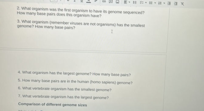 2 What organism was the first organism to | StudyX
