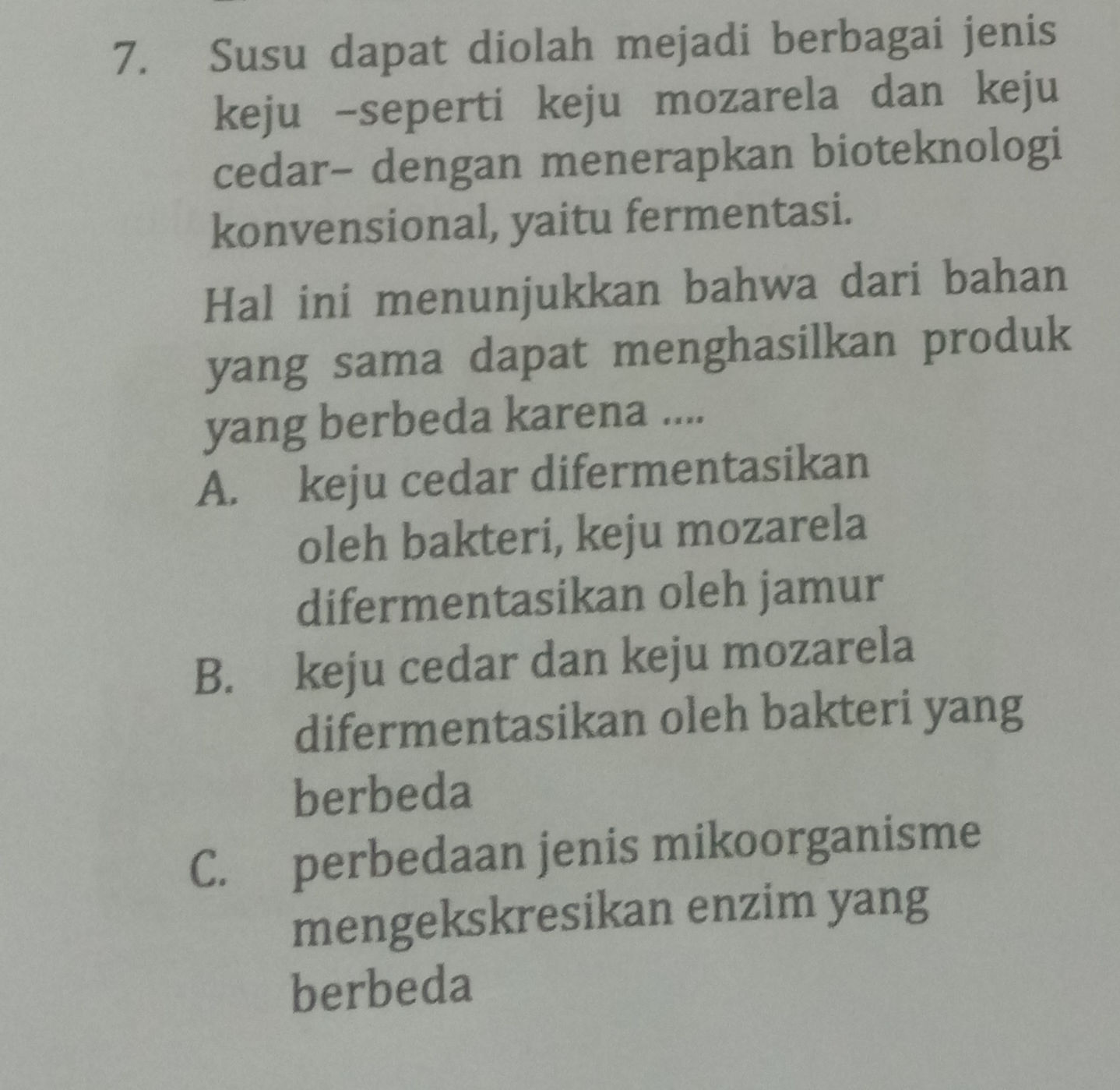 7 Susu dapat diolah mejadi berbagai jenis | StudyX