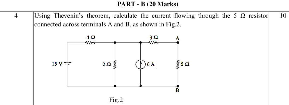 Using Thevenins theorem calculate the | StudyX