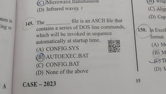 145 The file is an ASCII file that contains | StudyX