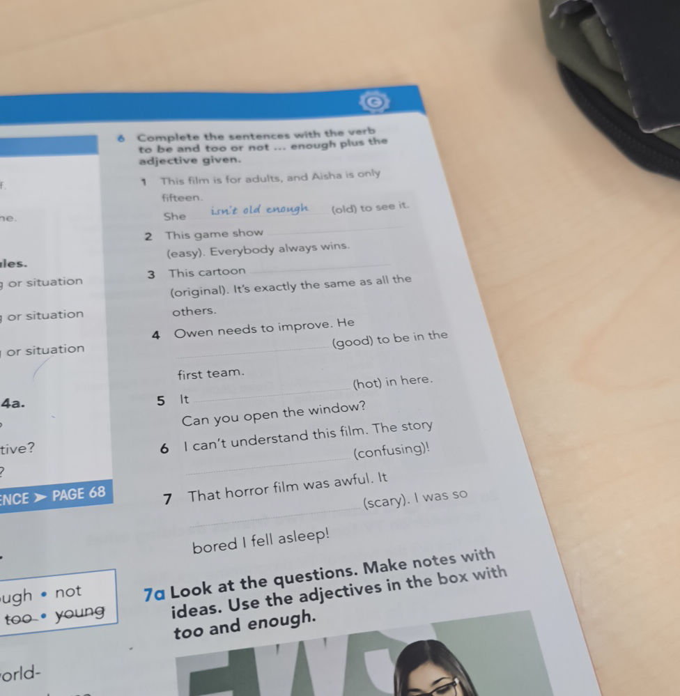 6 Complete the sentences with the verb to be | StudyX