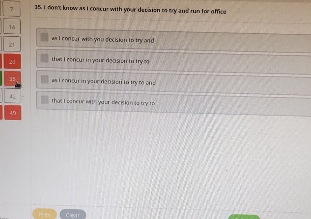 35 I dont know as I concur with your | StudyX