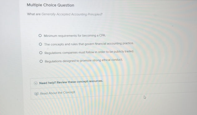 Multiple Choice Question What are Generally | StudyX