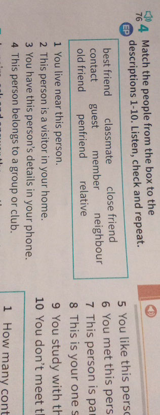 Match the people from the box to the | StudyX