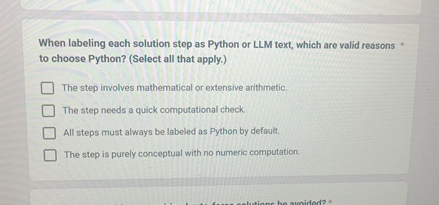 When labeling each solution step as Python | StudyX