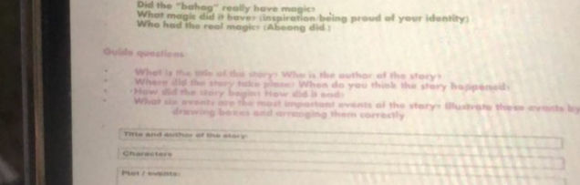 Did the bahag really have magics What magic