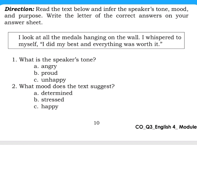 Direction Read the text below and infer the | StudyX