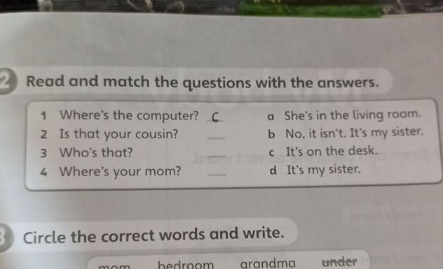 2 Read and match the questions with the | StudyX