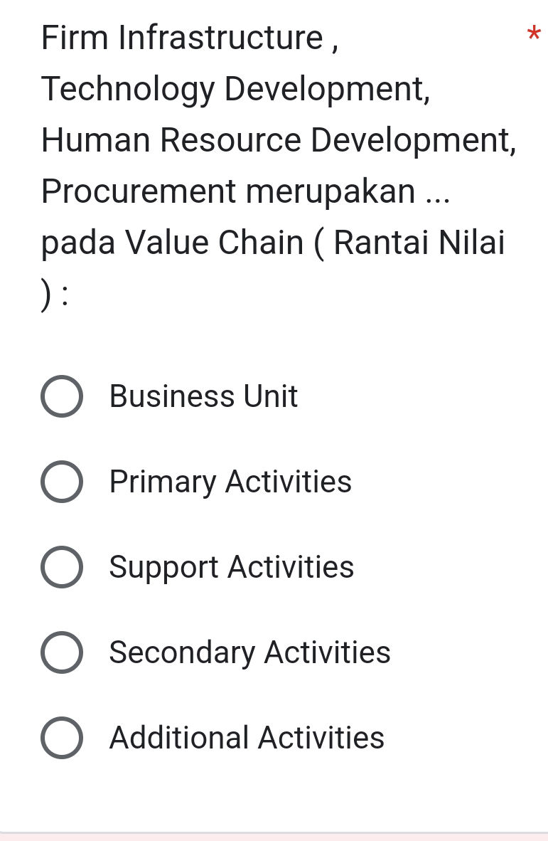 Firm Infrastructure Technology Development | StudyX