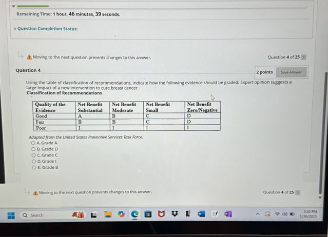 Using the table of classification of | StudyX