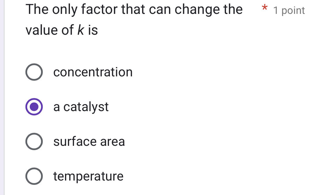 The only factor that can change the value of
