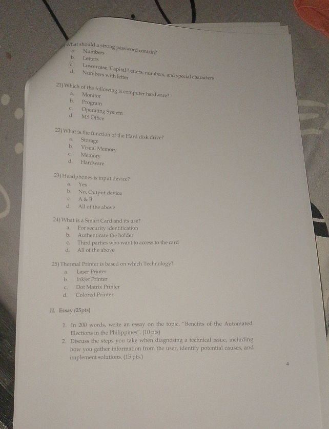 what should a strong password contain a | StudyX