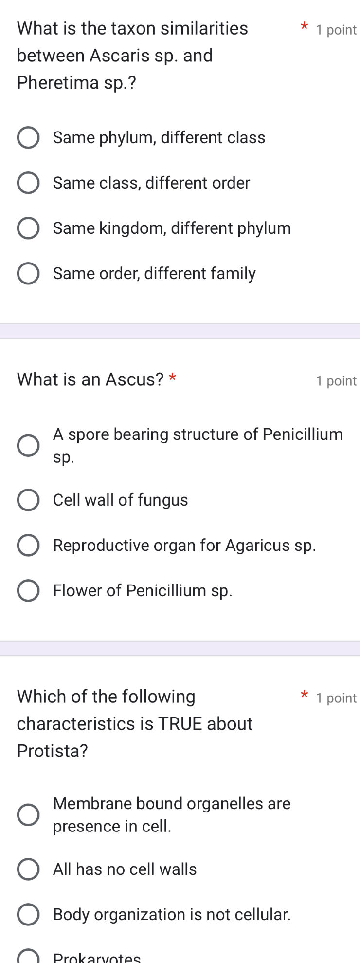 What is the taxon similarities between | StudyX