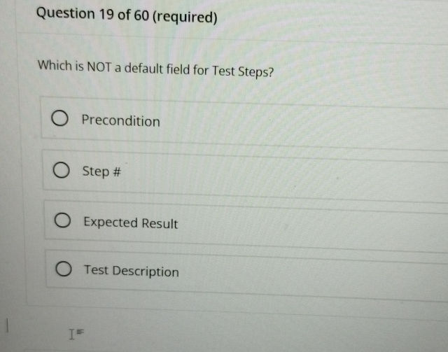 Question 19 of 60 (required) Which is NOT a | StudyX