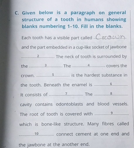 C Given below is a paragraph on general | StudyX