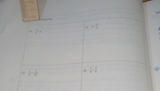 a) 23 + 6 b) 5 + 45 c) 4 - 112 d) 78 34