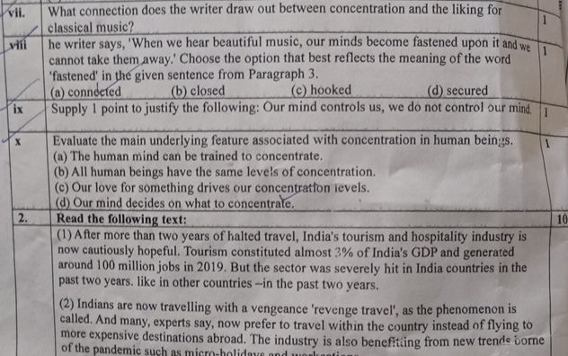 vii What connection does the writer draw out | StudyX