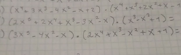 (x+3x-4x-x+2)(x+x+2x+x-1)