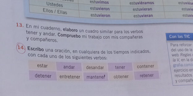 13 En mi cuaderno elaboro un cuadro similar | StudyX