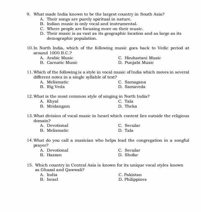 9 What made India known to be the largest | StudyX