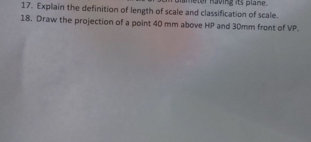 17 Explain the definition of length of scale | StudyX