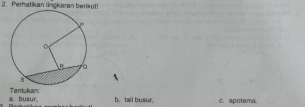 2 Perhatikan lingkaran berikut Gambar | StudyX
