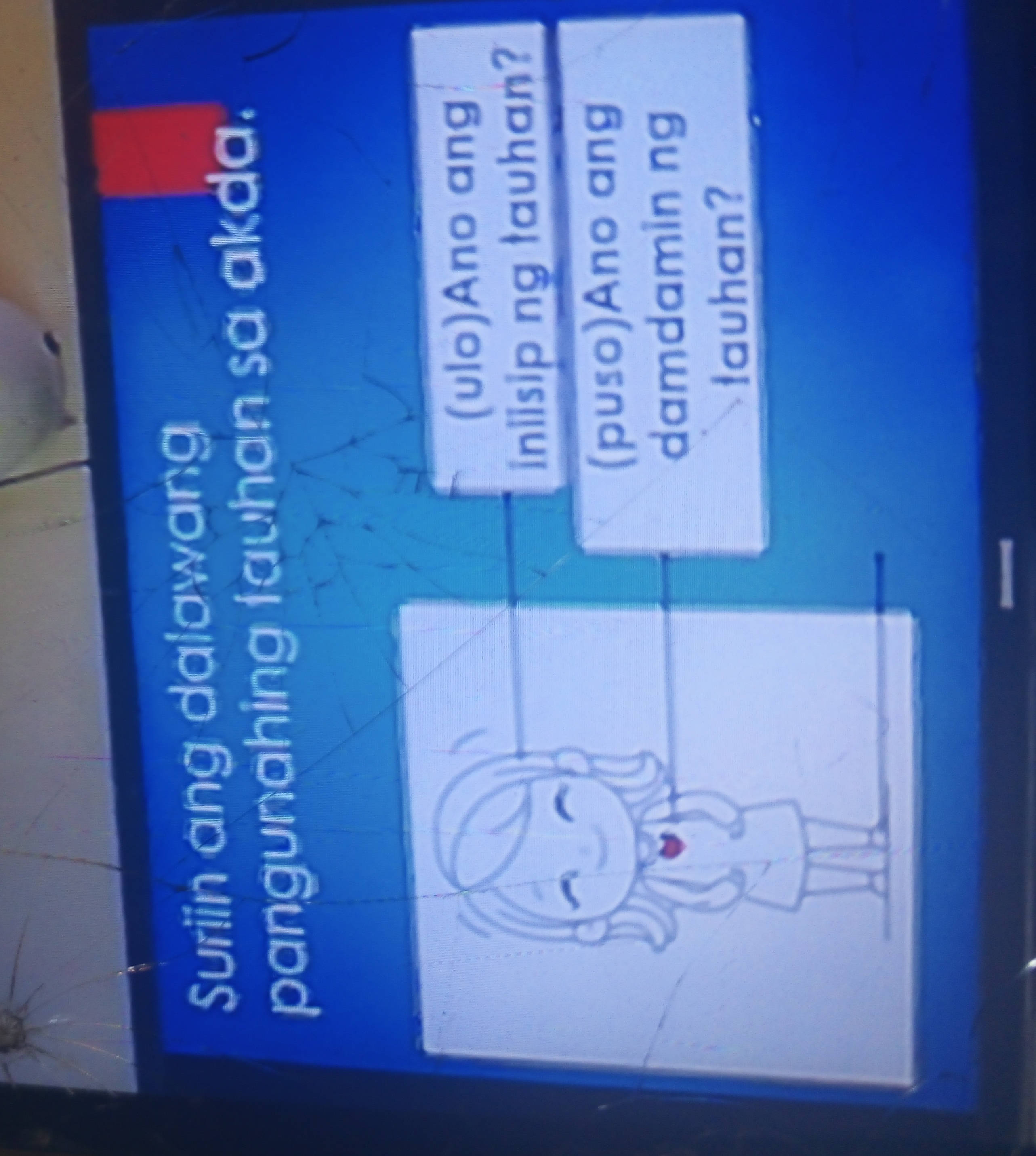 Suriin ang dalawang pangunahing tauhan sa | StudyX