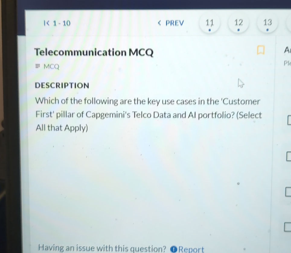 Telecommunication MCQ DESCRIPTION Which of | StudyX
