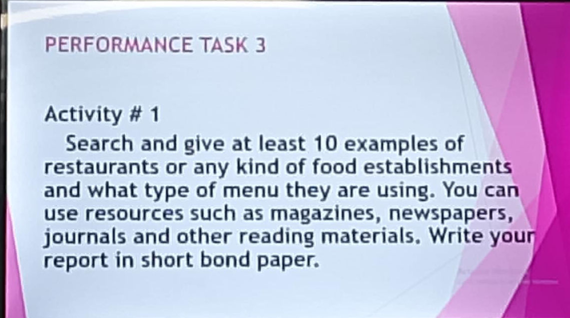 PERFORMANCE TASK 3 Activity 1 Search and | StudyX