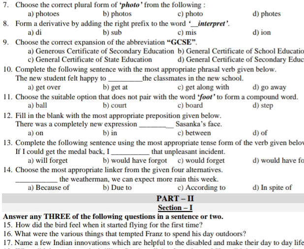 7 Choose the correct plural form of photo | StudyX