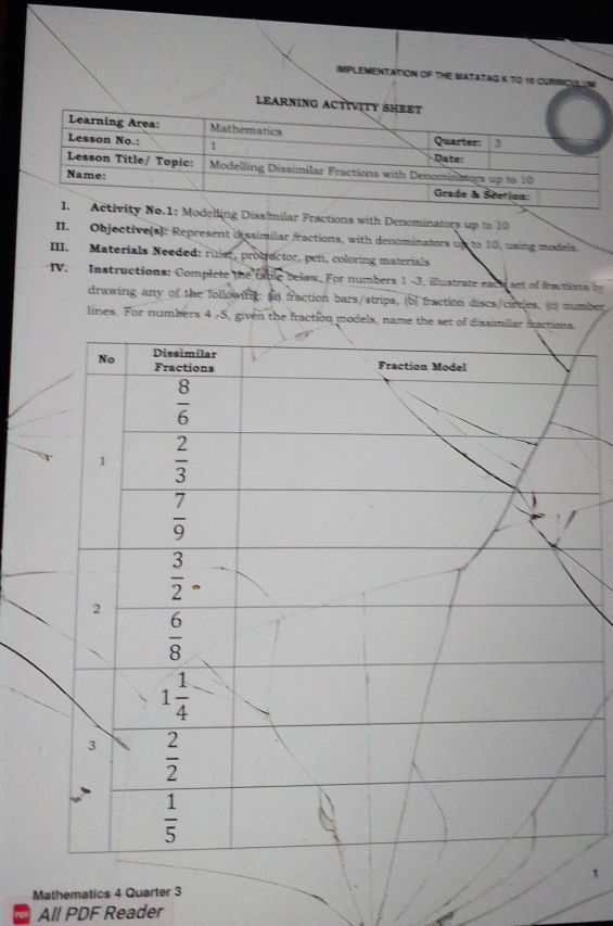 Learning Area Mathematics Lesson No 1 Lesson | StudyX