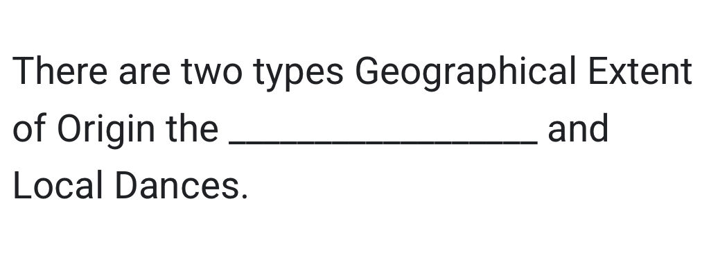 There are two types Geographical Extent of | StudyX