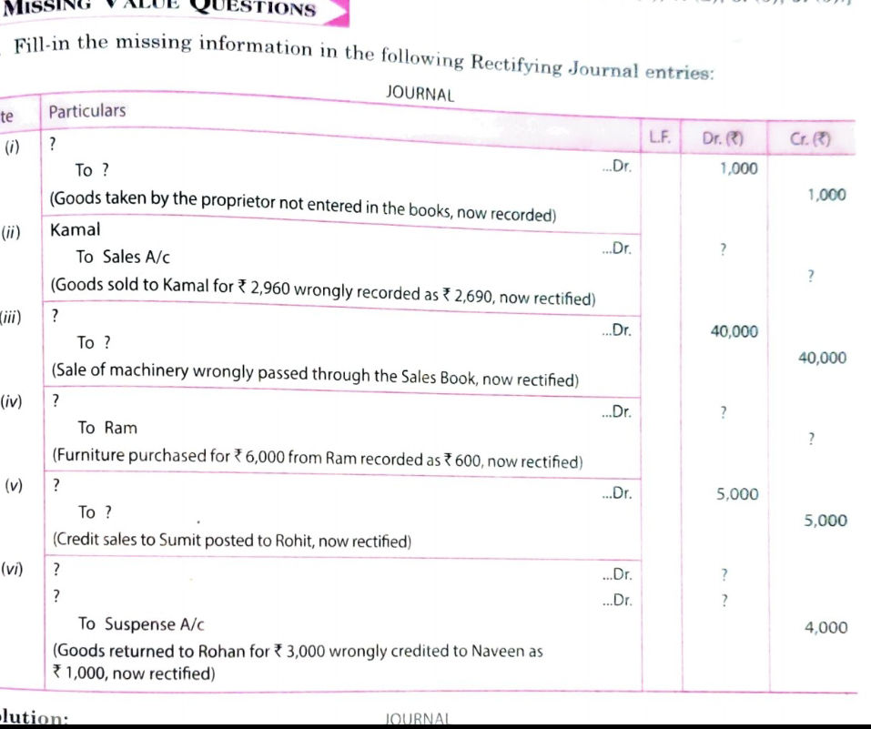Fill-in the missing information in the | StudyX