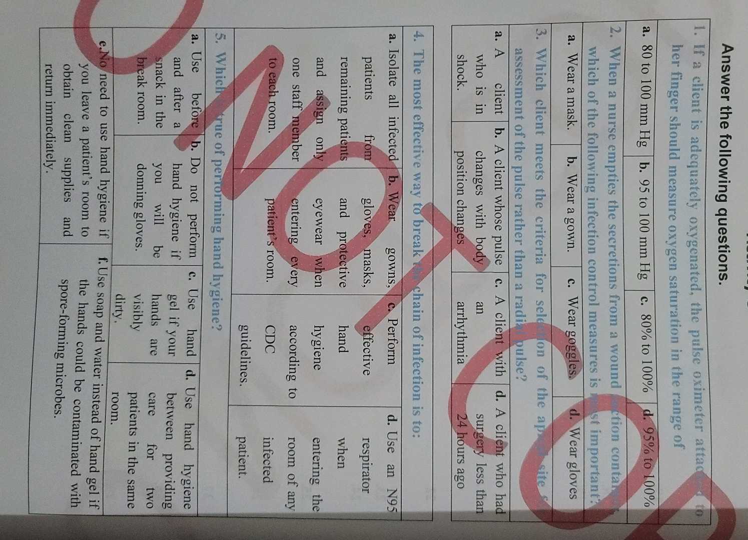 Answer the following questions 1 If a client | StudyX