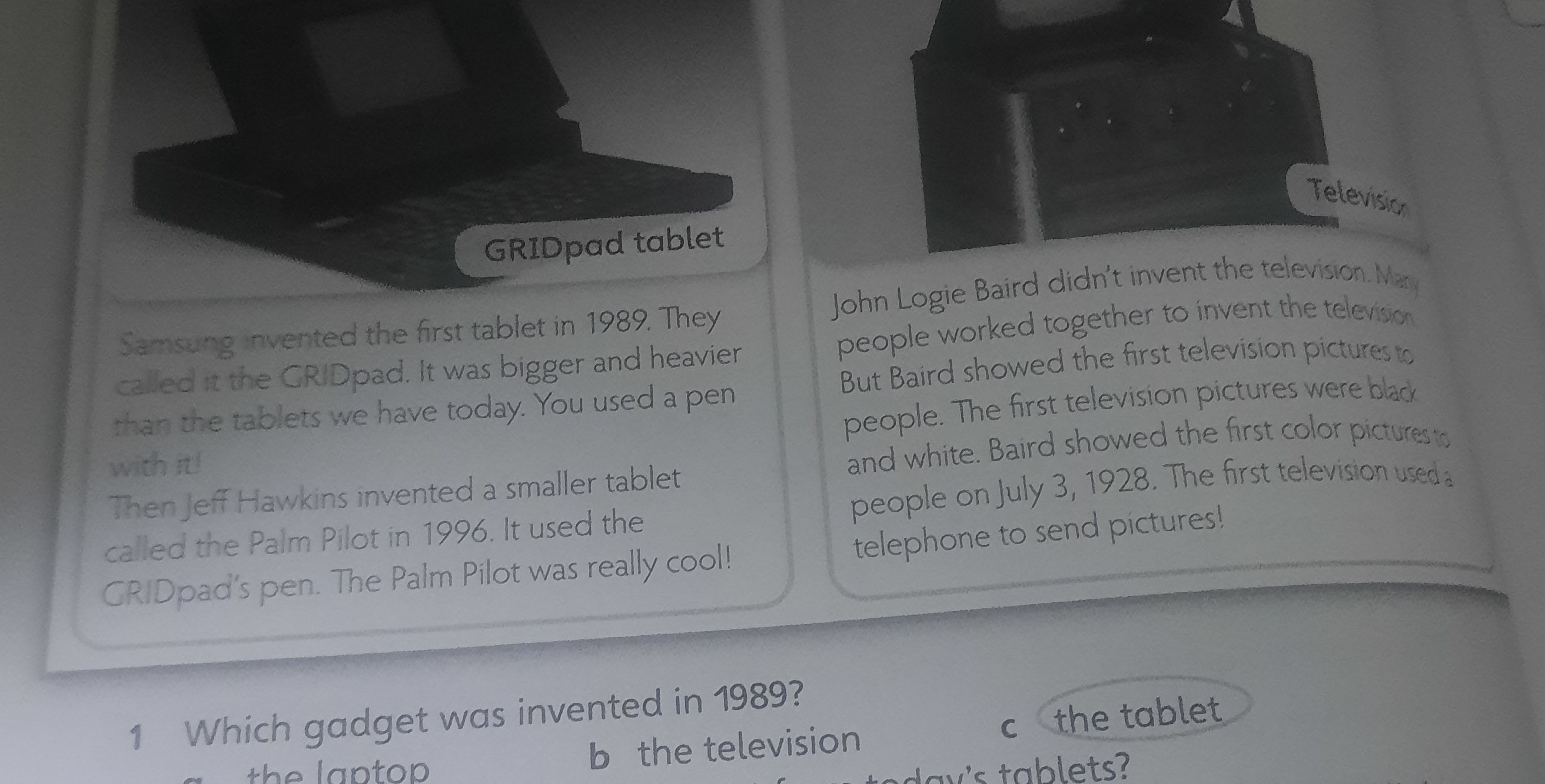 GRIDpad tablet Samsung invented the first | StudyX