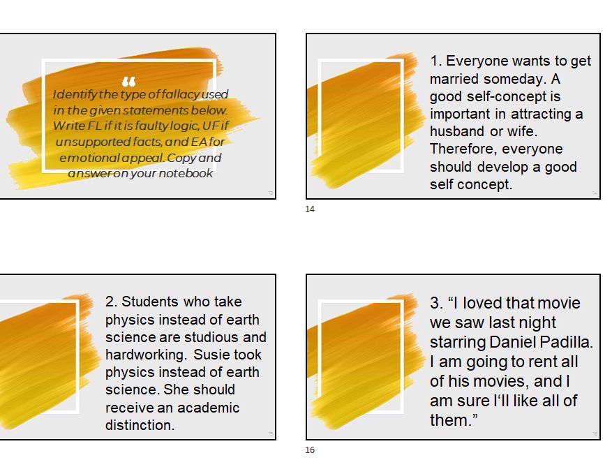Identify the type of fallacy used in the | StudyX