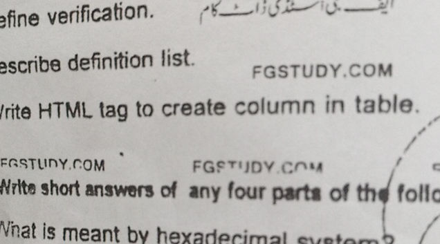Write HTML tag to create column in table | StudyX
