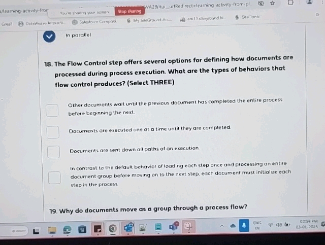 18 The Flow Control step offers several | StudyX