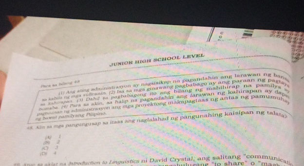 Alin sa mga pangungusap sa itaas ang | StudyX