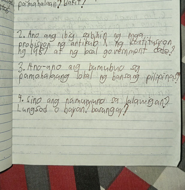 2 Ano ang ibig sabihin ng mga probisyon ng | StudyX