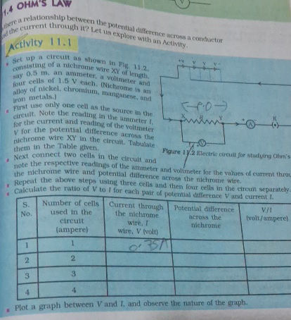 14 OHMS LAW There a relationship between the