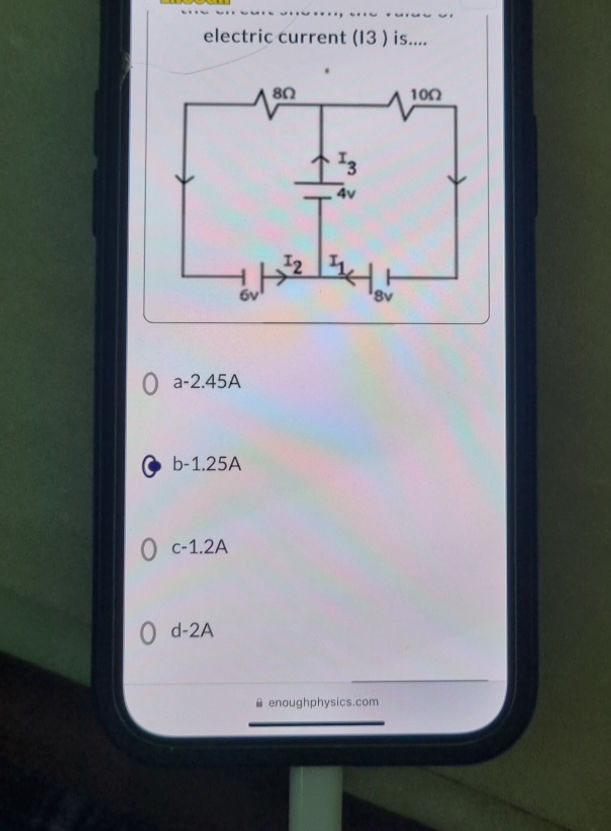 In the circuit shown the value of electric | StudyX