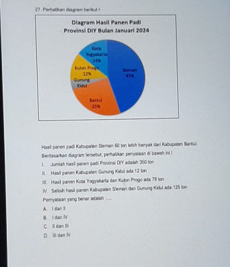 27 Perhatikan diagram berikut Diagram Hasil | StudyX