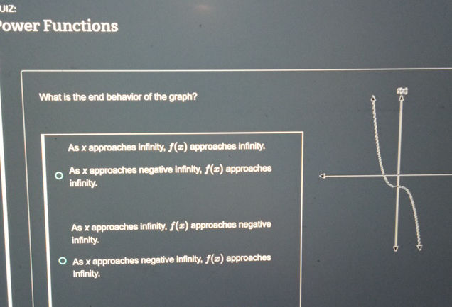 What is the end behavior of the graph As x | StudyX