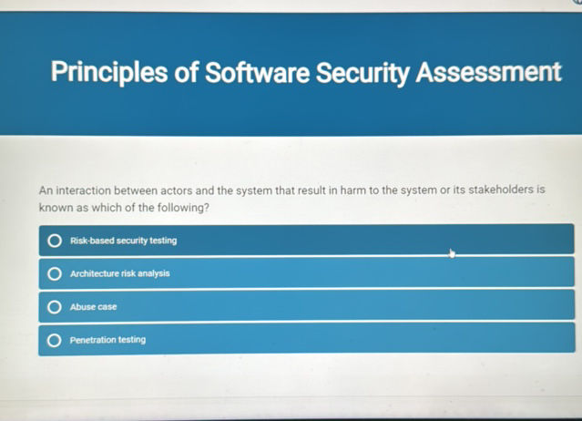 Principles of Software Security Assessment | StudyX