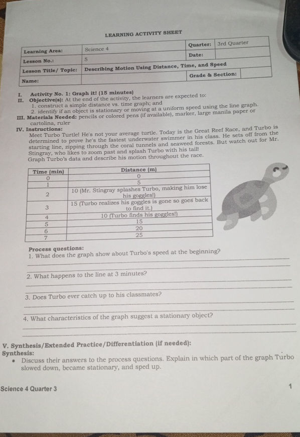 LEARNING ACTIVITY SHEET Learning Area | StudyX