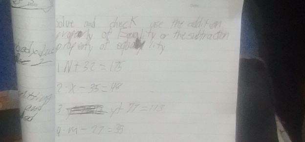 Solve and check Use the addition property of | StudyX